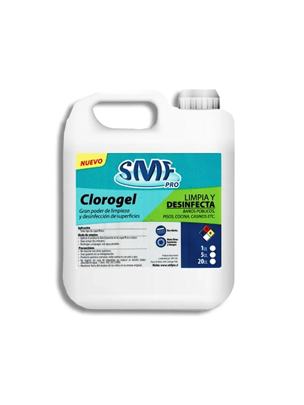 Cloro Gel 5 Lts - Temupack